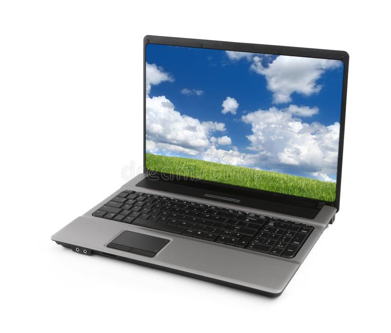 Notebook on the Green Field Stock Image - Image of spring, natural ...