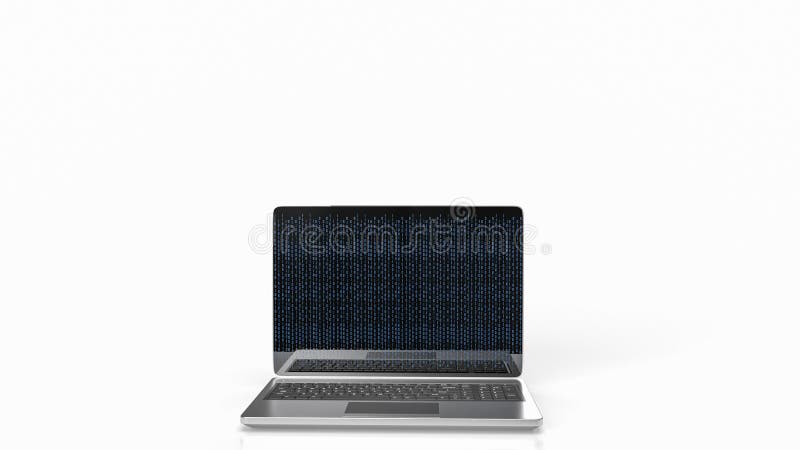 The Notebook or Laptop for Business or Technology Concept 3d Rendering ...