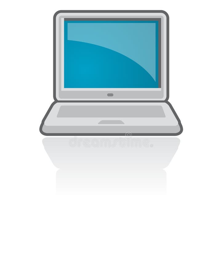 Notebook / Laptop Icon Vector Stock Vector - Illustration of earth ...