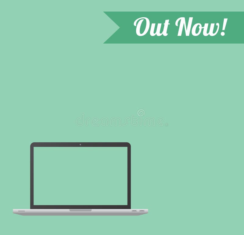 Notebook laptop theme stock vector. Illustration of object - 46947661