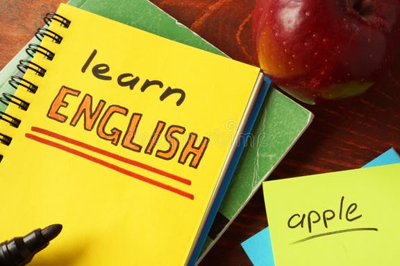 Notebook with Learn English Sign. Stock Photo - Image of skill ...