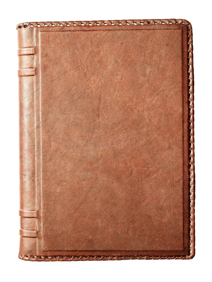 Notebook with Leather Cover Stock Photo - Image of brown, study: 33684872
