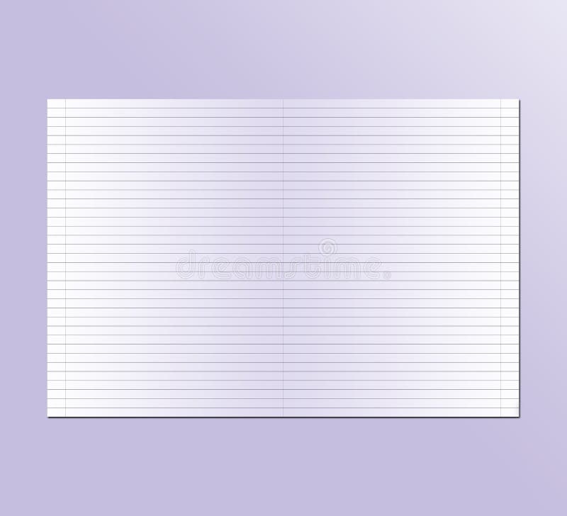 Notebook in the Line for School Stock Image - Image of notebook, school ...