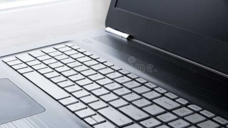 Notebook macro close-up stock image. Image of laptop - 91017583