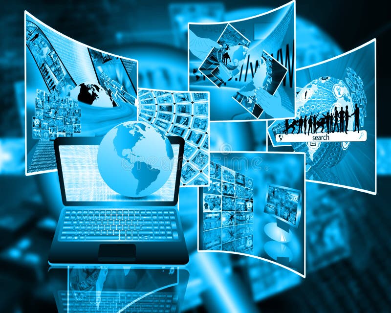 Notebook stock image. Image of earth, communication, digital - 48376597