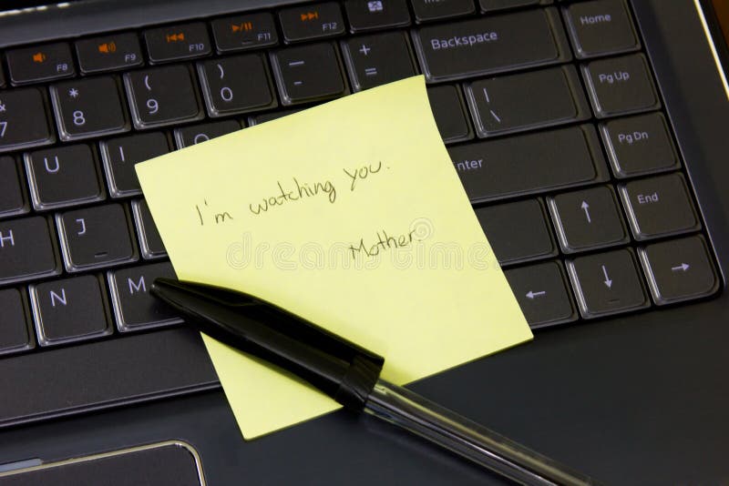 Notebook with a Mother S Note. Stock Photo - Image of notice, message ...