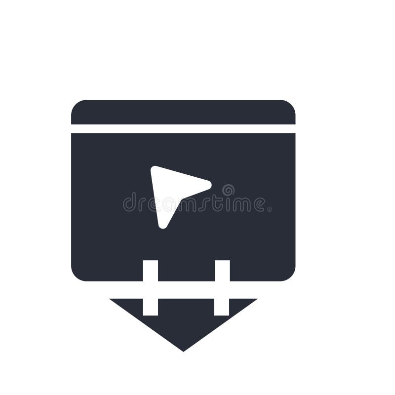 Notebook And Mouse Cursor Icon Vector Sign And Symbol Isolated On White ...