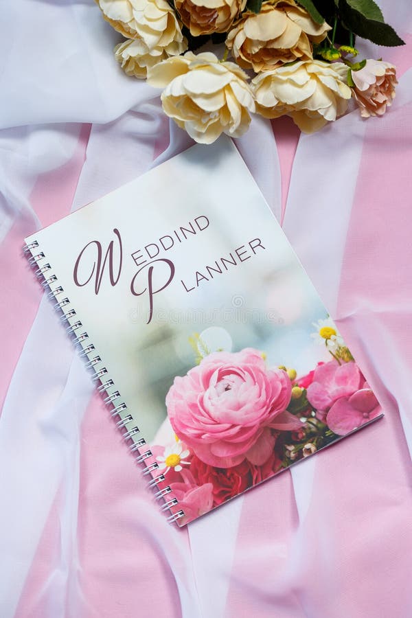 Notebook for Notes for Future Newlyweds. Wedding Notebook for the Stock ...