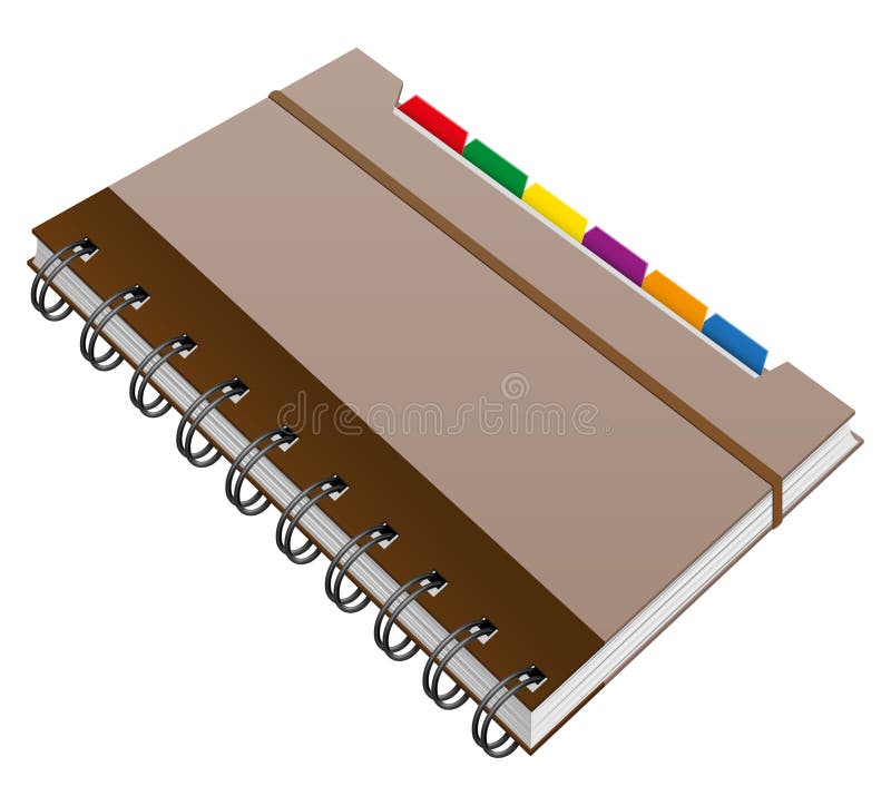 Notebook for daily Notes and Reminders Notepad Cartoon Stock Vector ...