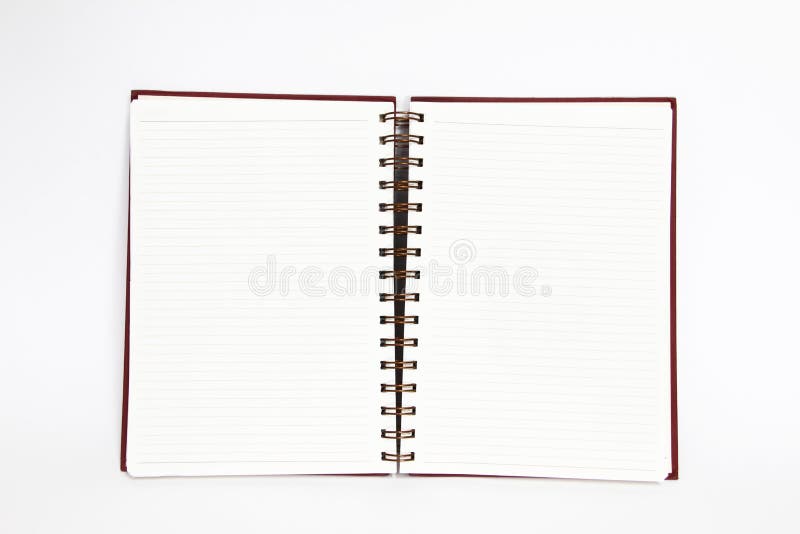 Notebook Open Page Design on Wooden Background Stock Vector ...