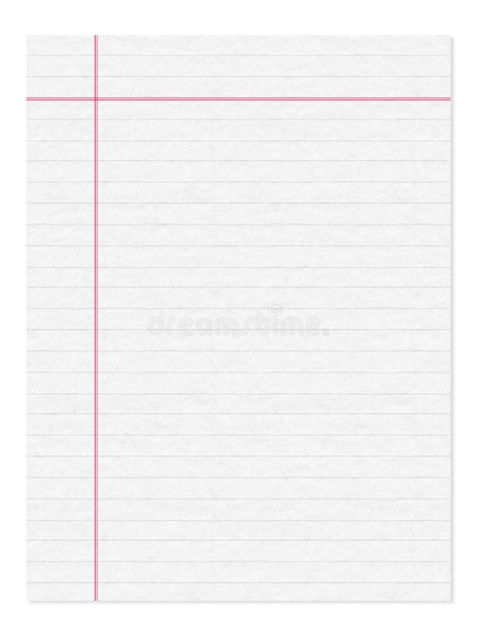 Notebook with lined paper stock image. Image of page, notebook - 2477845
