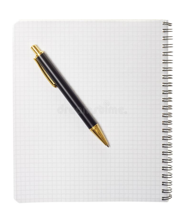 Notebook Page stock image. Image of paper, isolation, line - 7701247