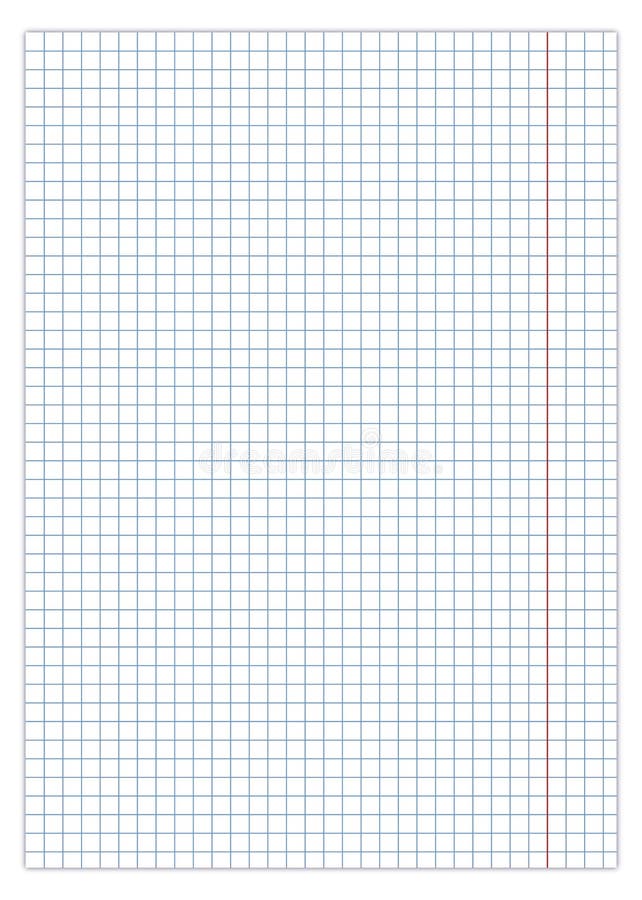 A Page from a Notebook in a Cell Stock Vector - Illustration of note ...