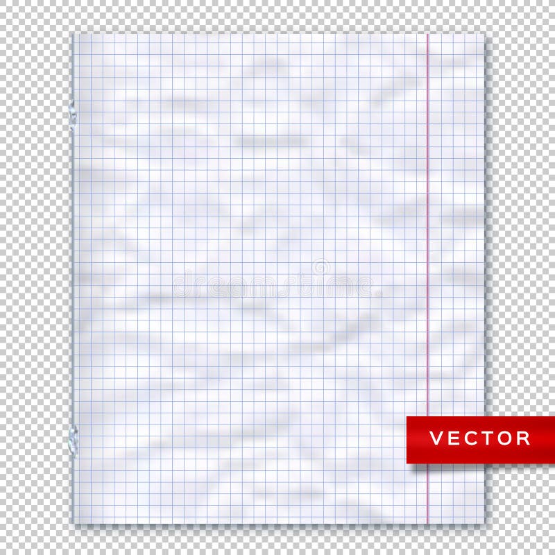 Crumpled Lined Paper Stock Illustrations – 196 Crumpled Lined Paper ...