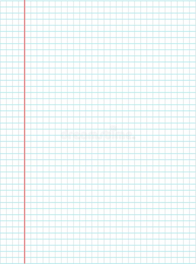 Notebook Page Template Vector Stock Vector - Illustration of letter ...