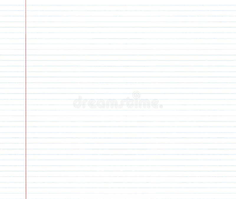 Notebook Paper Background. Blank Pages of a Notebook Stock Image ...