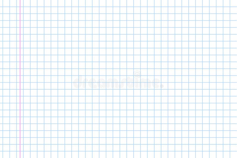 Notebook Paper Background. Grid Note Document Stock Illustration ...