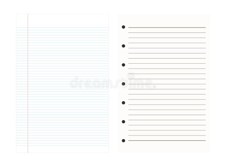 Notebook Paper Background,Line Pattern,Vector Illustrations Stock ...