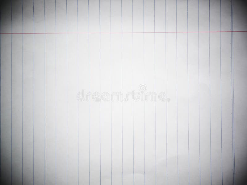 Notebook Paper Background, Sheet of Paper. School Notebook Stock Image ...