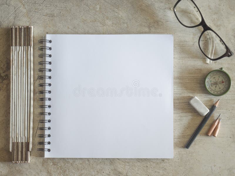 Notebook paper blank stock photo. Image of design, book - 84726742