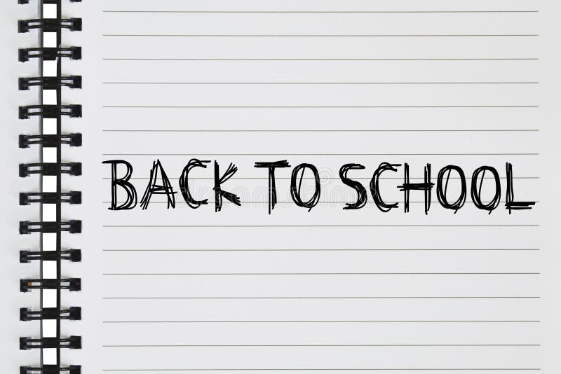 Notebook paper stock image. Image of english, notice - 183514339