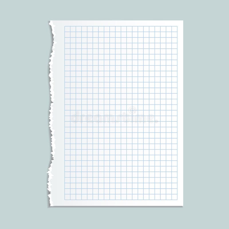 Notebook Paper Concept Background, Realistic Style Stock Vector ...