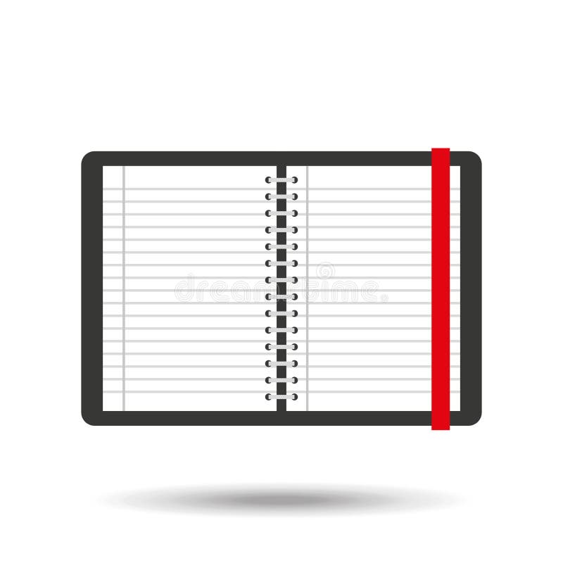 Notebook paper design stock illustration. Illustration of template ...