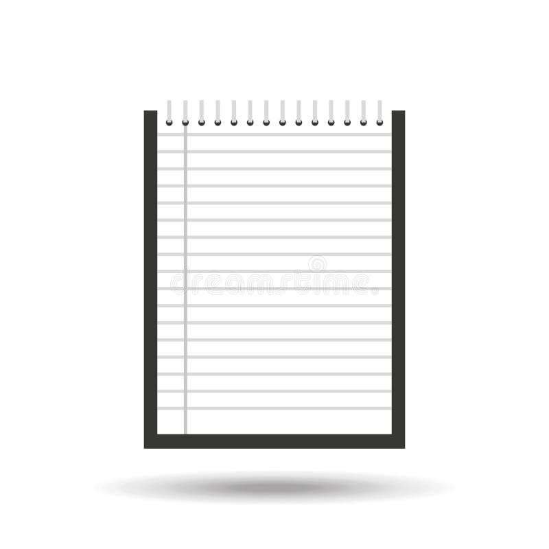 Notebook paper design stock illustration. Illustration of office - 70096610