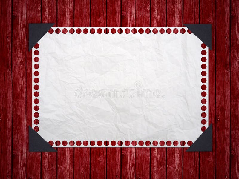 Notebook Paper on Vintage Background. Stock Image - Image of events ...