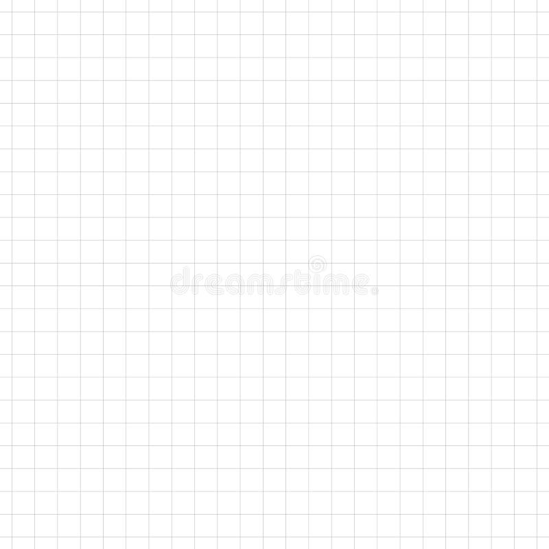 Seamless Grid Pattern. Notebook Paper Sheet Background Texture. Vector ...