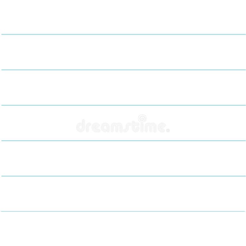 Notebook Paper Texture Lined Page Template. Red Line. Blank Sheet of ...