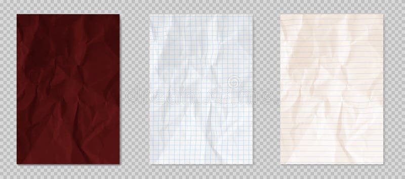 Notebook Paper Vector. Note Sheet for School Memo Stock Vector ...