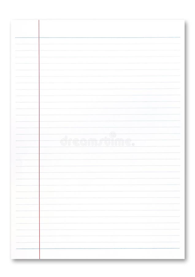 Notebook paper. stock illustration. Illustration of lined - 38830558