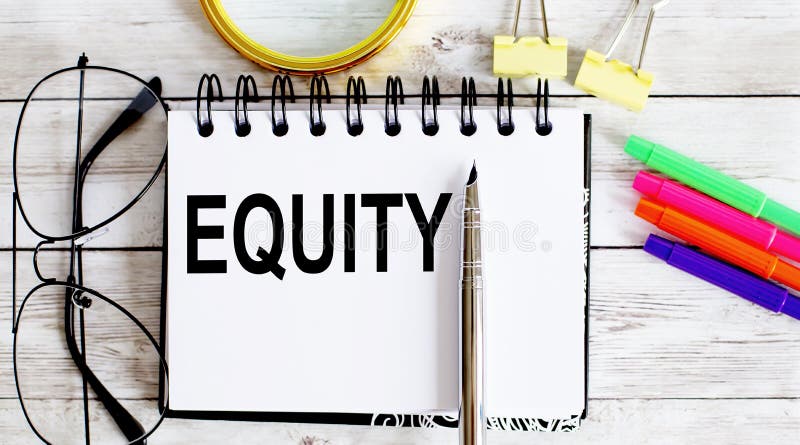RETURN on EQUITY Text Written on Notebook with Chart Stock Photo ...