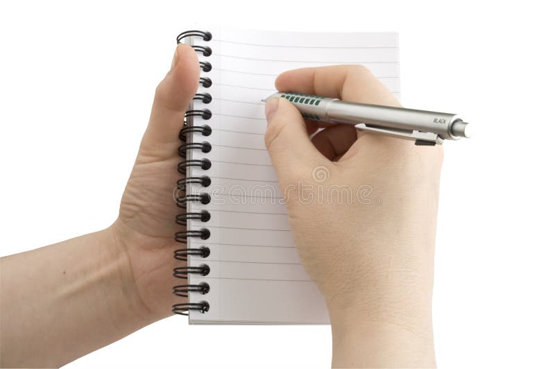 Woman hand jot note stock image. Image of memorise, paperwork - 37547833