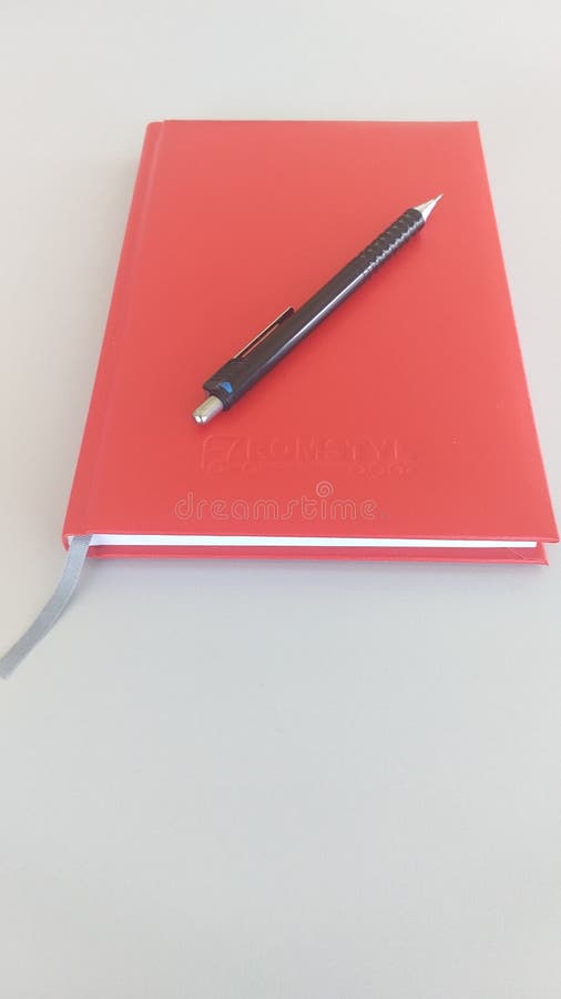 Notebook and Pen for Important Notes at the Office! Editorial ...