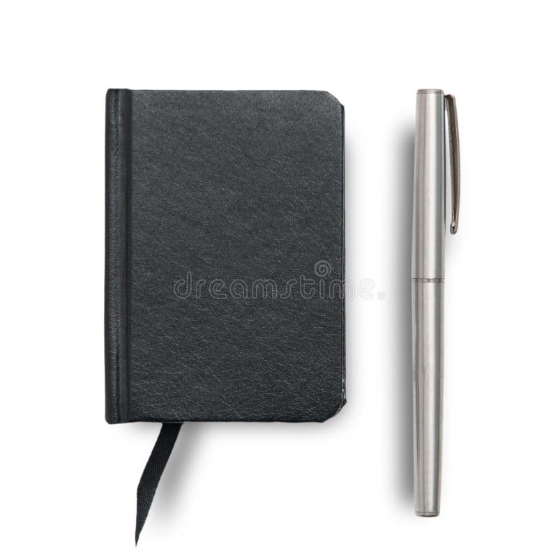 Notebook and pen kit stock image. Image of white, office - 64209659