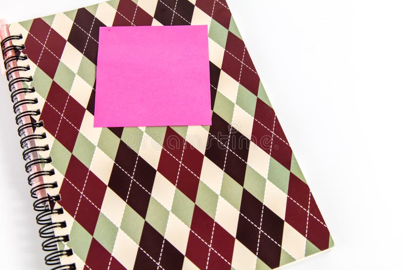 Notebook ,Pen and post it stock image. Image of notepad - 41788587