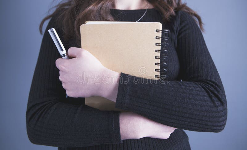 Writing girl stock image. Image of learning, studies - 13387375