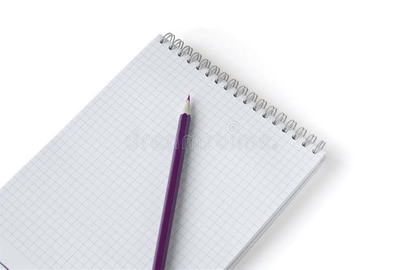 Notebook with pencil stock photo. Image of plan, concept - 13863578