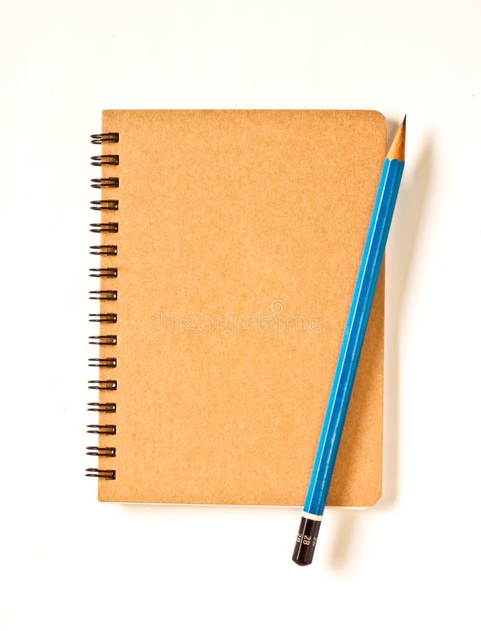 Notebook and Pencil stock photo. Image of paper, office - 25328662
