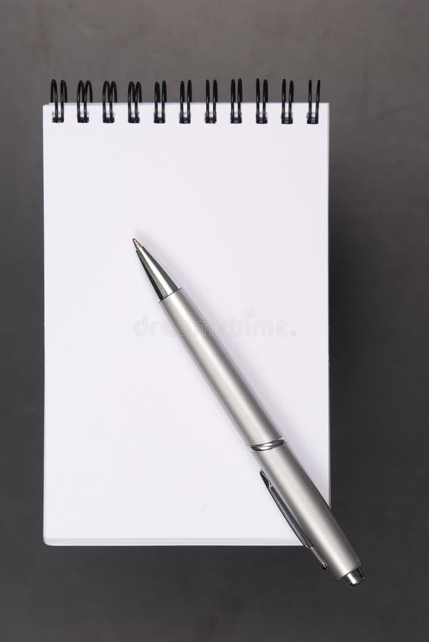 Notebook and pencil stock photo. Image of reminder, notepad - 6128692