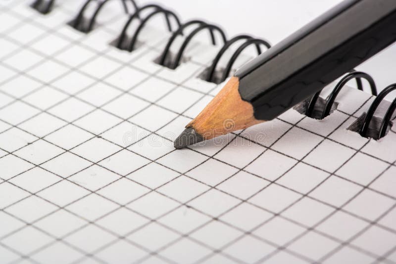 Notebook and pencil stock image. Image of pencil, ring - 47005175