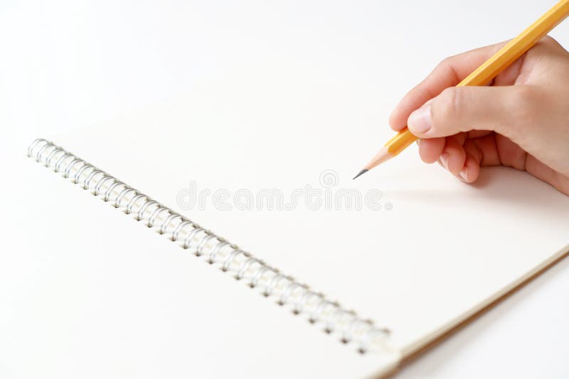 Notebook and pencil stock photo. Image of necessities - 115010996