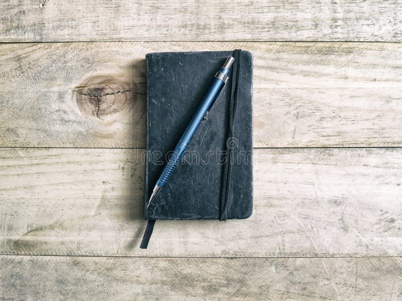 Notebook stock photo. Image of wooden, document, open - 76110030