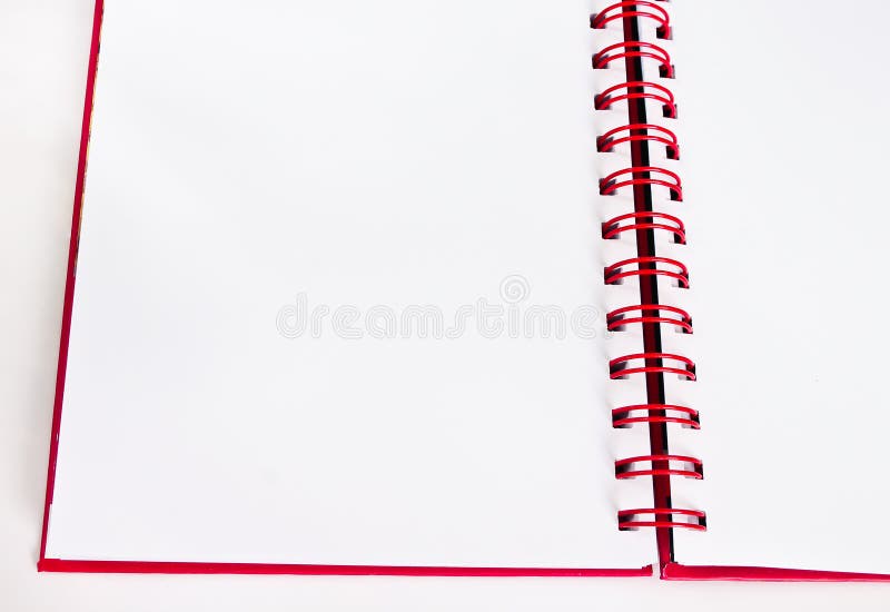 Notebook red stock photo. Image of document, notepad - 32957826
