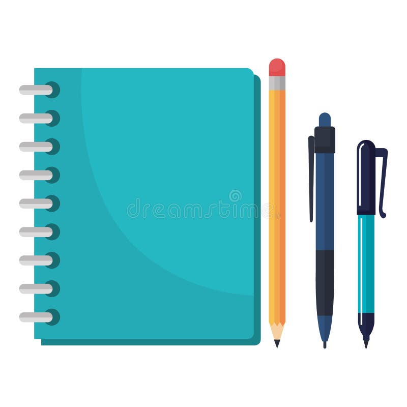 Notebook And Pen Clipart