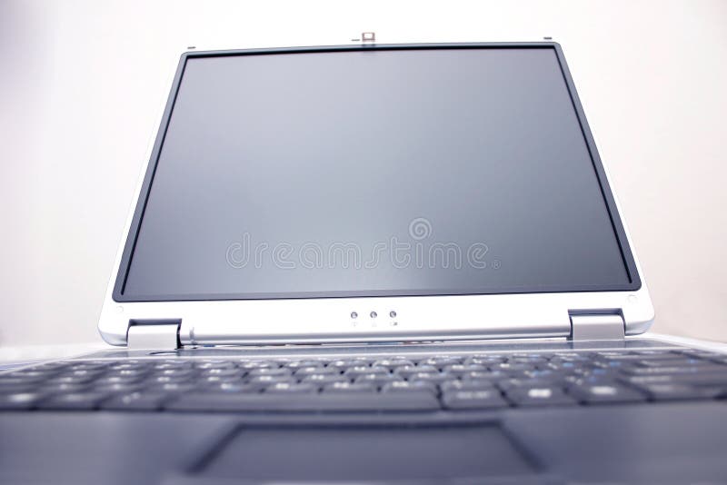 Notebook screen stock photo. Image of corporate, internet - 384690