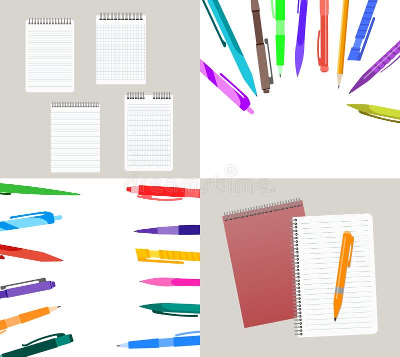 Four Pens Stock Illustrations – 124 Four Pens Stock Illustrations ...