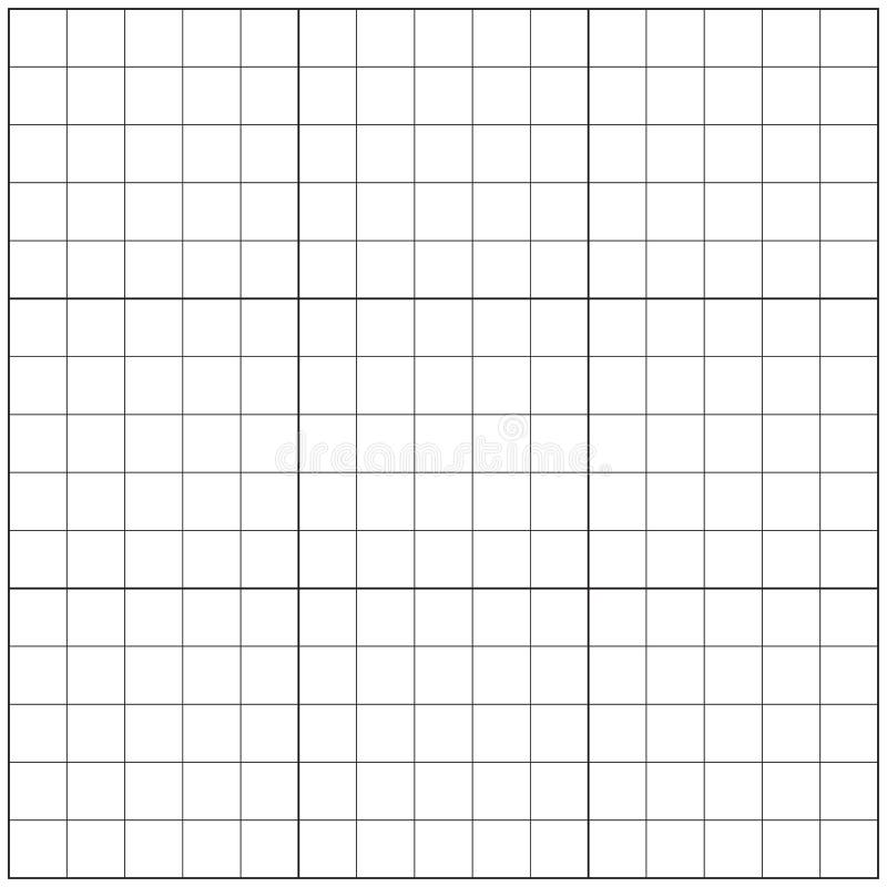Notebook Sheet Blank. Squared Black Grid Paper. Mathematics Pattern ...